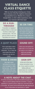 Virtual Dance Class Etiquette | The Dancing Dance Mom