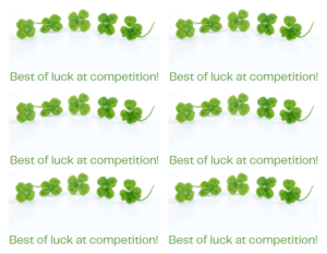 Good Luck Cards for Dancers | The Dancing Dance Mom