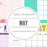 free printable calendars for dancers | The Dancing Dance Mom